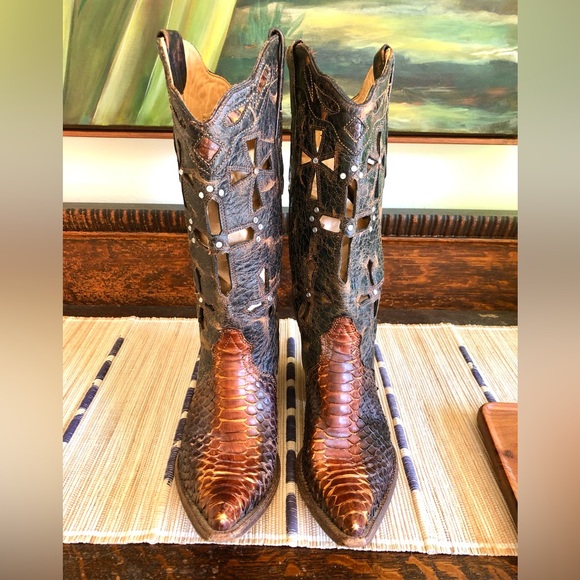 Corral | Shoes | Python Corral Boots | Poshmark